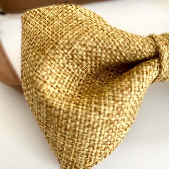 Accessories | Burlap Brown Bow Tie And Elastic Suspenders Set Kids And ...